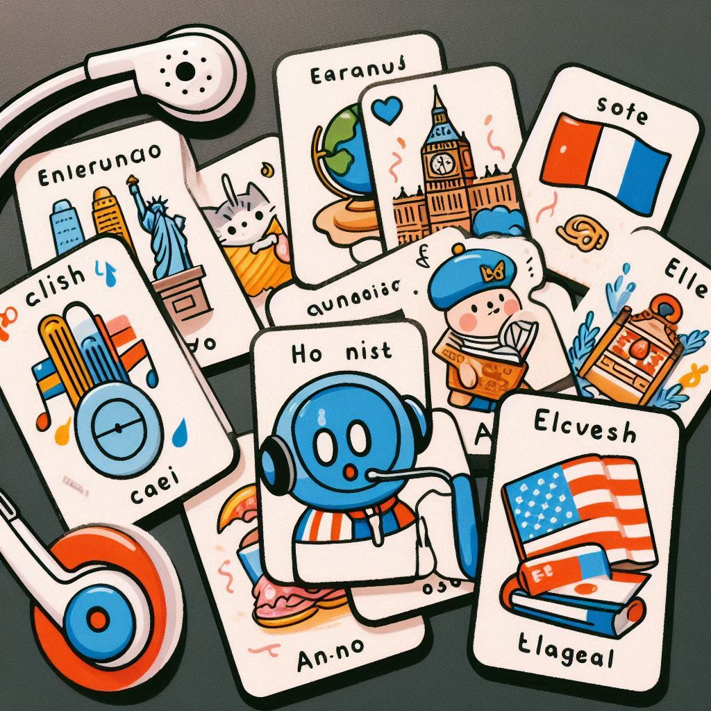 Foreign Language Flashcards. Sample Sentences.